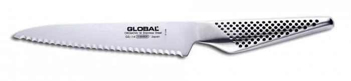 Global Classic 6" Serrated Utility Knife (GS-14) – Willey Knives
