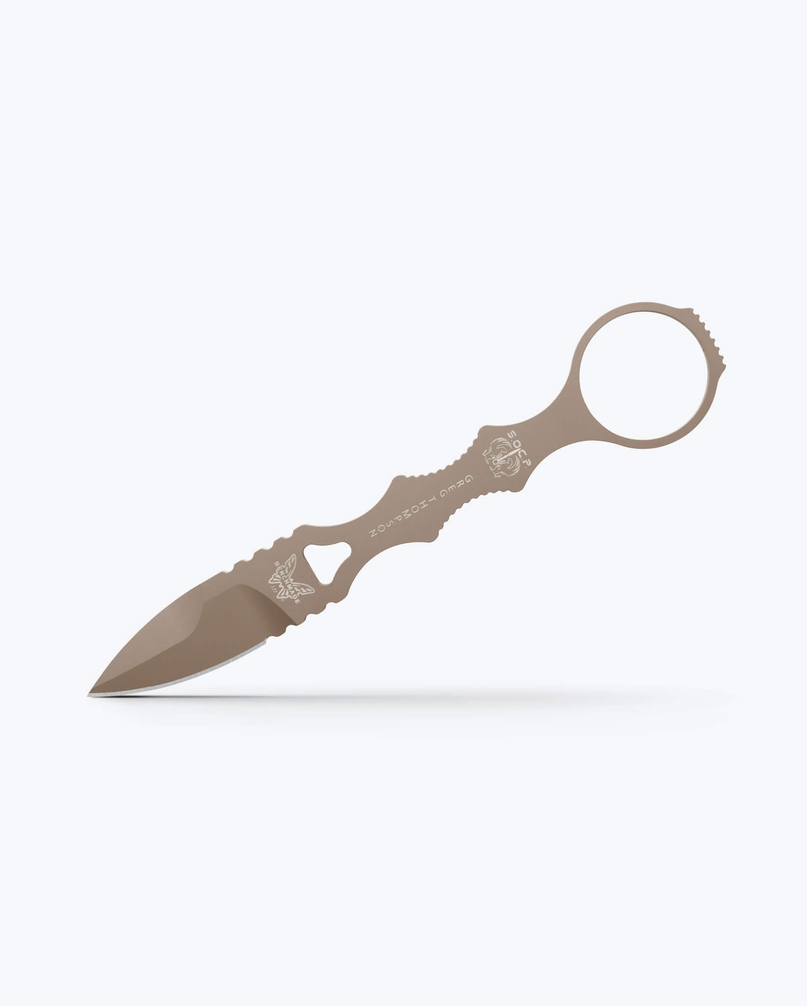 Benchmade SOCP® Mini Dagger Spear-Point, Sand (177SN) – Willey Knives