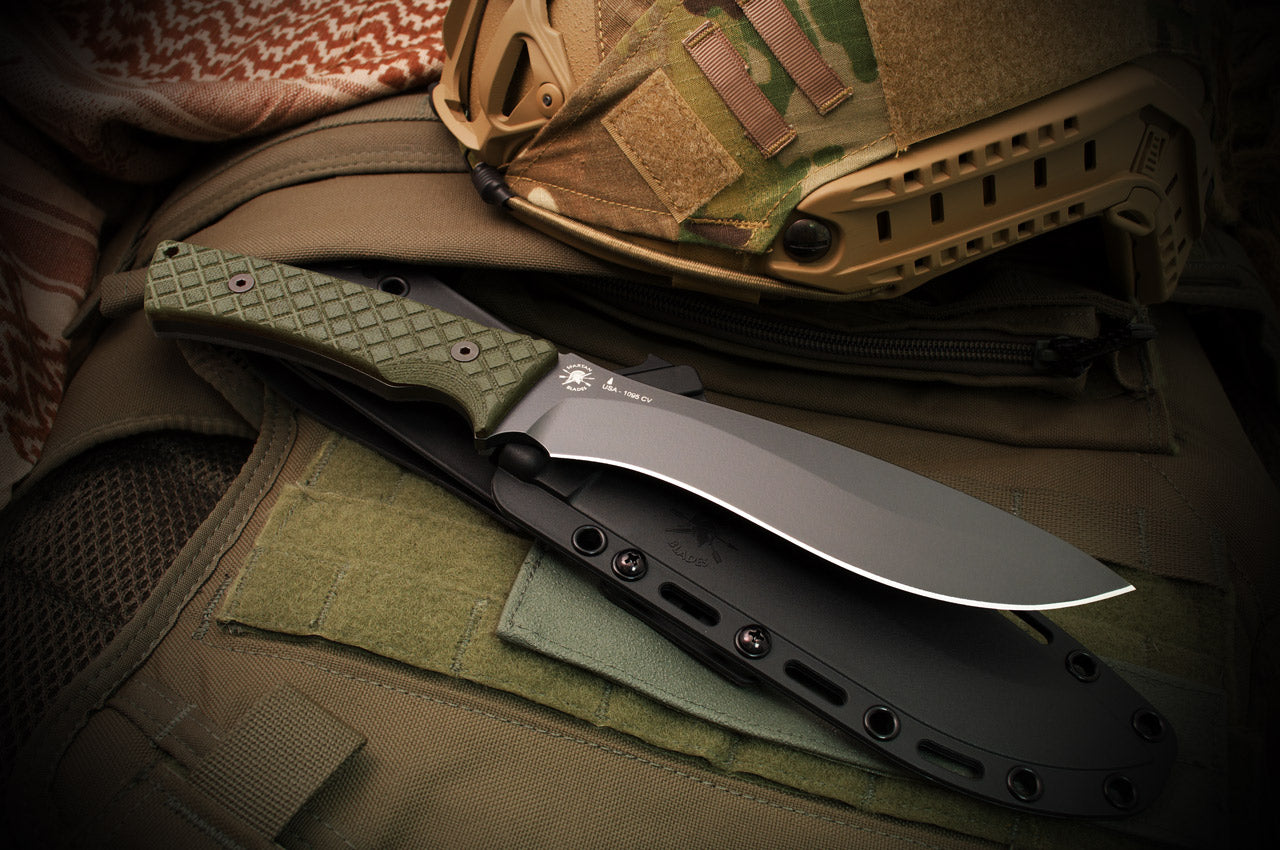 Spartan Blades Machai Green Micarta Fixed Blade (SBSL002BKGN) – Willey ...