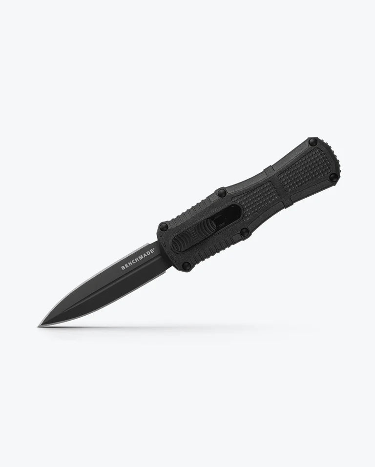 Benchmade Mini Claymore OTF, Black (3375GY) – Willey Knives